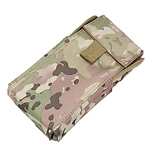 Binboll MOLLE Bullets Bag 16 Rounds Shotshell Nylon Accessory Bag for Belt Waistband Magazine Pouch (CP 25 Holes)