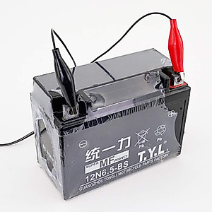 Quayub Universal Portable Car Motorcycle ATV DC 12V/1.2A 15W Smart Fast Rechargeable Battery Charger Tender Maintainer