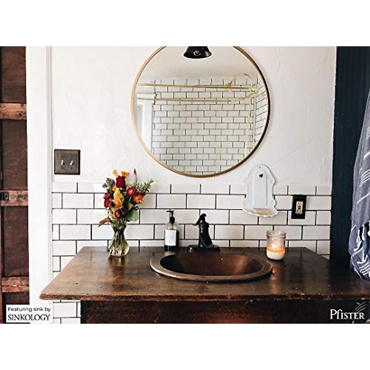 Pfister Ashfield Bathroom Sink Faucet, Single Handle, Single Hole or 3-Hole, Rustic Bronze Finish, LF042YP0U