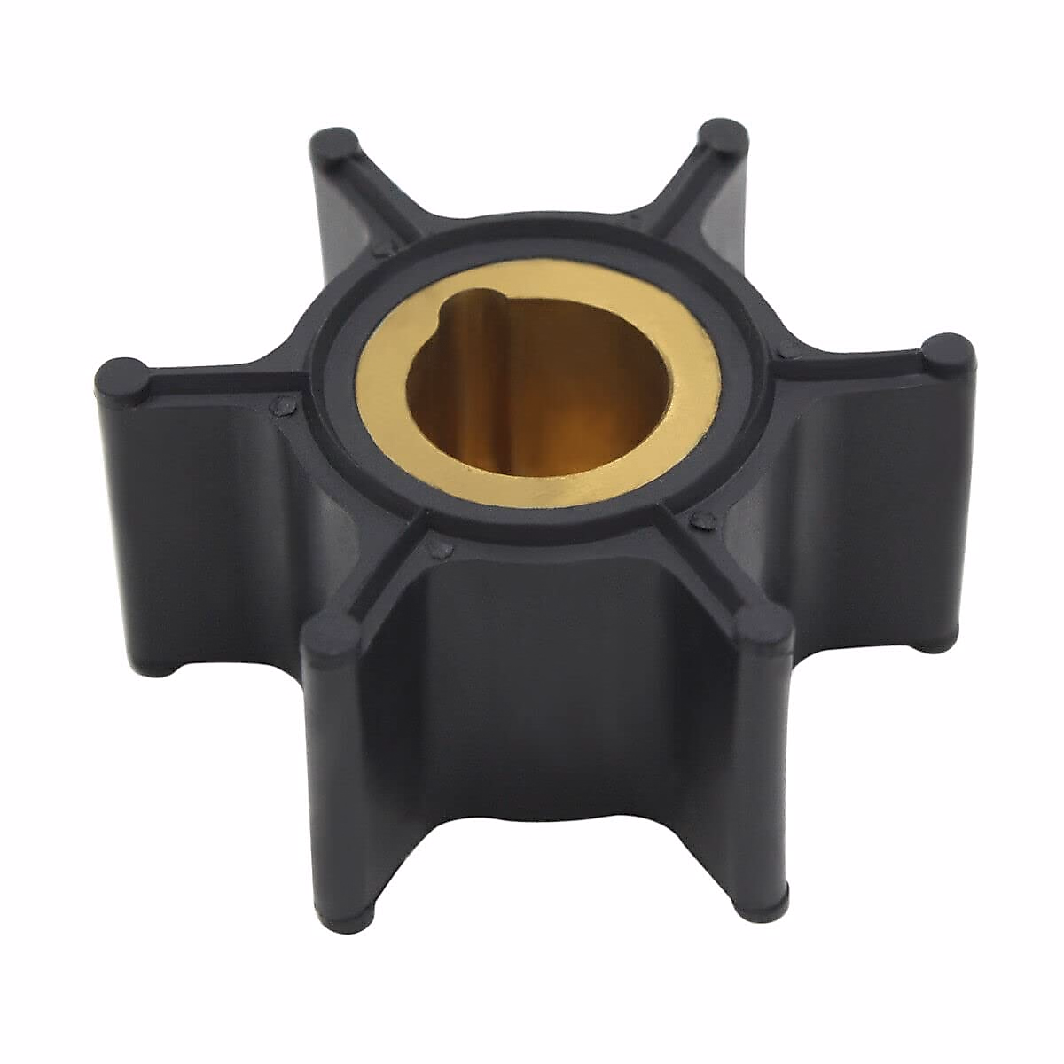 MARKGOO Water Pump Impeller 389576 for OMC Johnson Evinrude Outboard 4 4.5 5 6 8 HP Boat Motor Engine Parts Replacement 433914 433936 436137 777822 778225 Sierra 18-3091