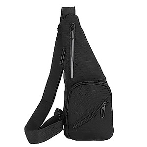 CAISANG Mini Sling Bag Men Crossbody Personal Pocket Bag Small Shoulder Backpack Casual Chest Bag for Travel