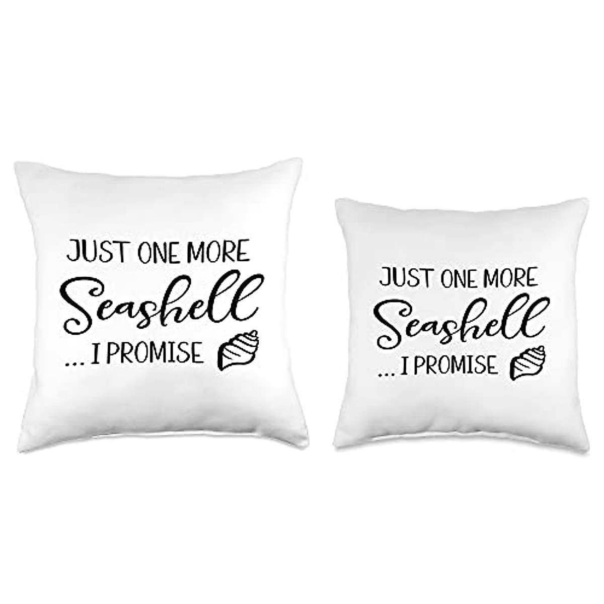 Shelling Shell Collector Gifts Collecting Shelling Seashells Collector Beach Throw Pillow, 16x16, Multicolor