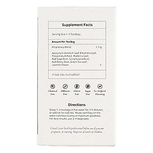 Health King Blood Pressure Herb Tea, Teabags, 20 Count Box