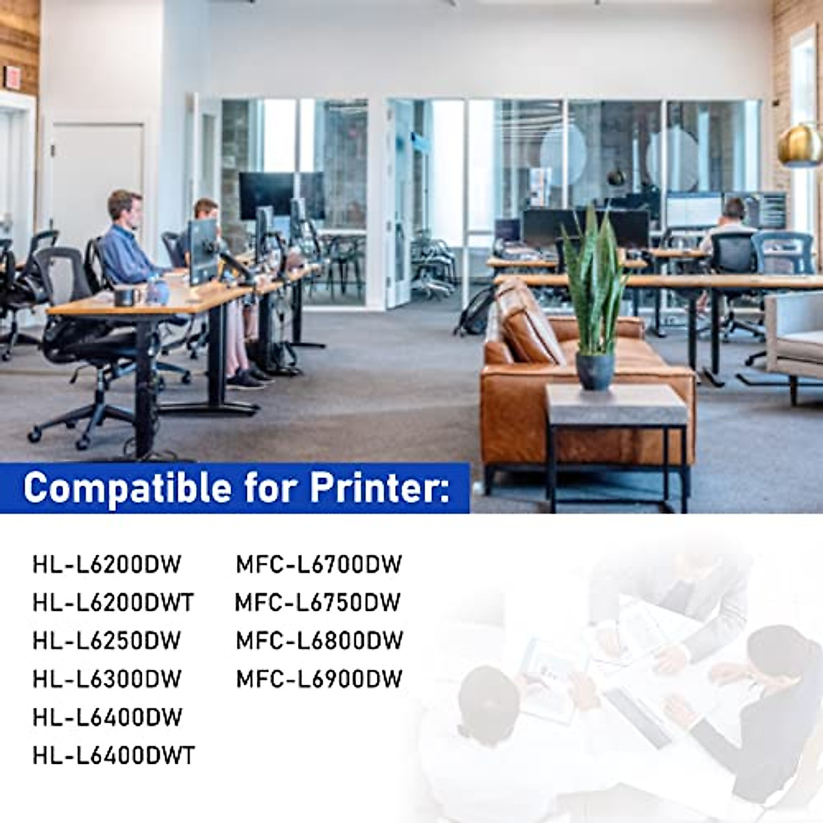 iamstech TN880 TN-880 Replacement for Brother Super High Yield Toner Cartridge HL-L6200DW L6200DWT L6400DW L6400DWT L6250DW L6300DW MFC-L6700DW L6800DW L6900DW L6750DW Printer 2 Pack Black