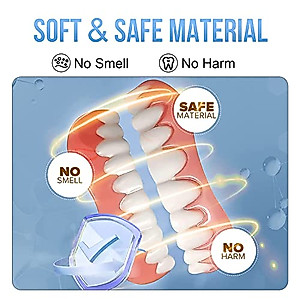 Braces Snap On Instant Perfect Smile veneers Dentures Comfort Fit Flex Teeth veneers - Denture for Top and Bottom Teeth to Make White Tooth Beautiful Neat
