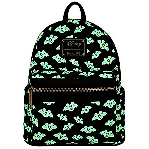 LOUNGEFLY X LASR Exclusive Disney Totally Batty Mickey Bat AOP Mini Backpack