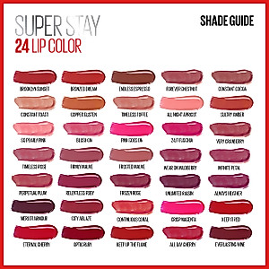 Maybelline Super Stay 24, 2-Step Liquid Lipstick Makeup, Long Lasting Highly Pigmented Color with Moisturizing Balm, Keep Up The Flame, Red, 1 Count