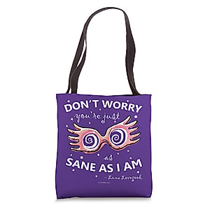 Harry Potter Luna Lovegood Spectrespecs White Tote Bag