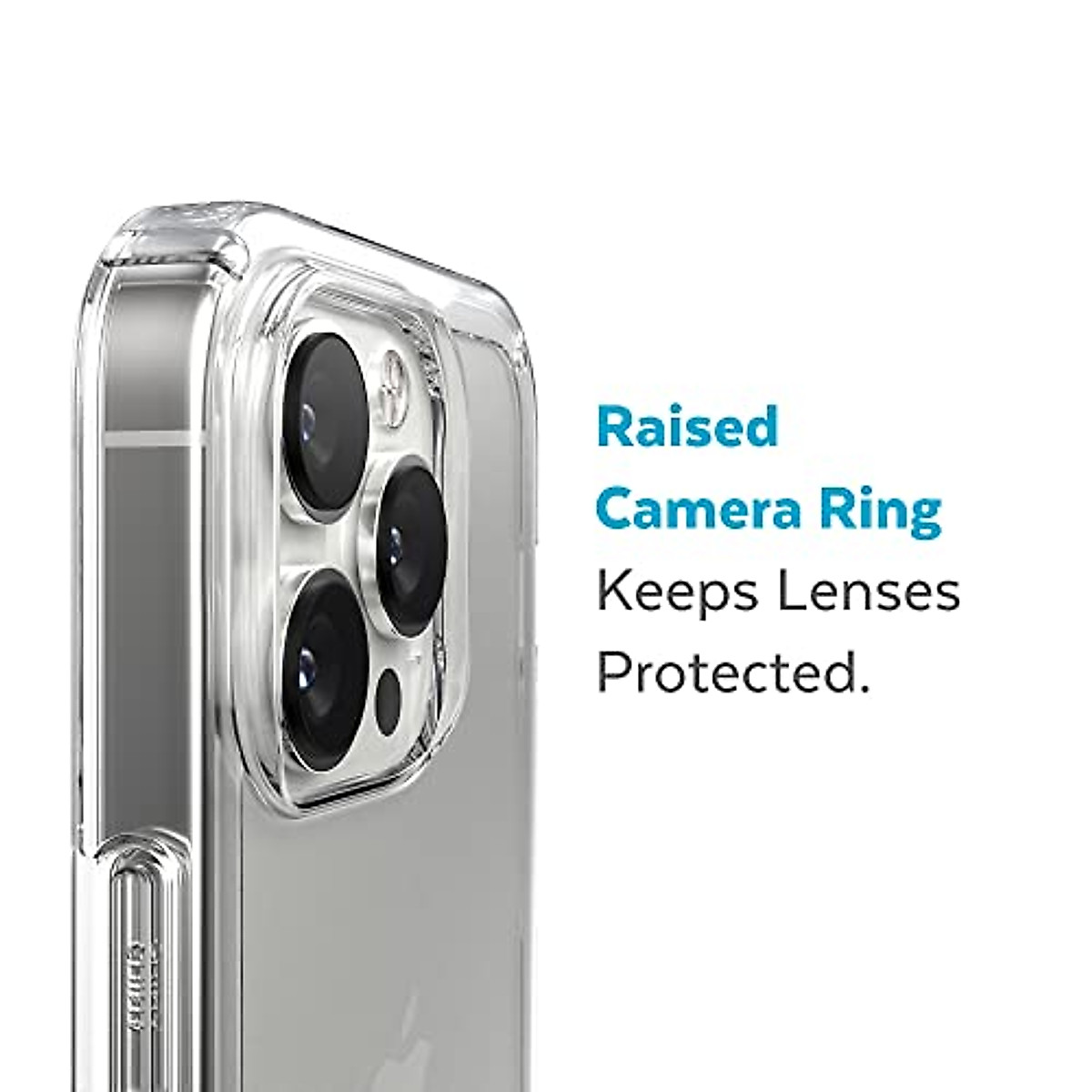 Speck Clear iPhone 14 Pro Case - Drop Protection with Scratch Resistant Dual Layer Slim Phone Case for 6.1 Inch iPhones 14 Pro Cases - Anti-Yellowing & Anti-Fade Case - GemShell