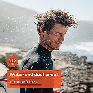 JBL Endurance Peak 3 - True Wireless Headphones (White), Small