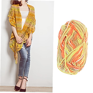 Homoyoyo Yarn for Knitting Thick Knitting Yarn Chunky Yarn Knitting Yarn Soft Black Yarn Super Saver Yarn Green Black Purple red Blue Yellow Yarn Cotton Yarn White Yarn Baby Scarf