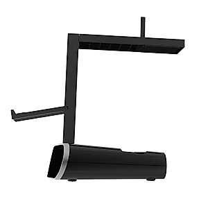 VR Controller Charging Dock and Headset Storage Stand Bracket for PS VR2,VR Display Holder with Charger Station,Smart LED Light