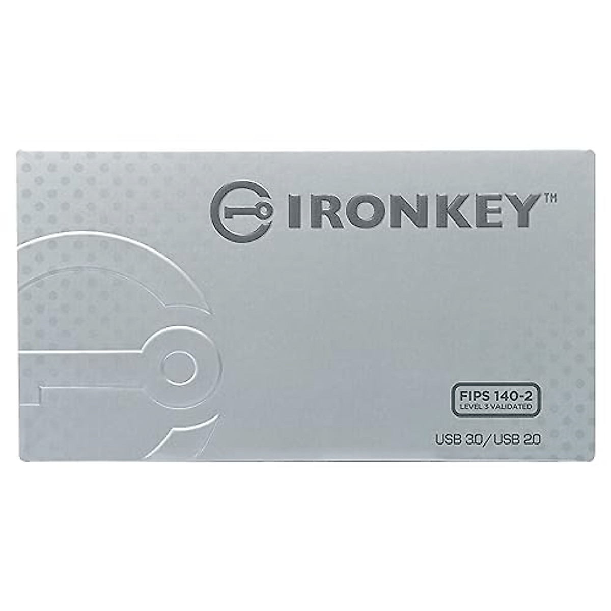 Kingston Ironkey S1000 128GB Encrypted USB Flash Drive On-Device Cryptochip FIPS 140-2 Level 3 Multi-Password Security Options IKS1000B/128GB