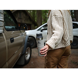 Stanley 10-06439-239 The Trigger-Action Aluminum Travel Mug Ash 16OZ / .47L