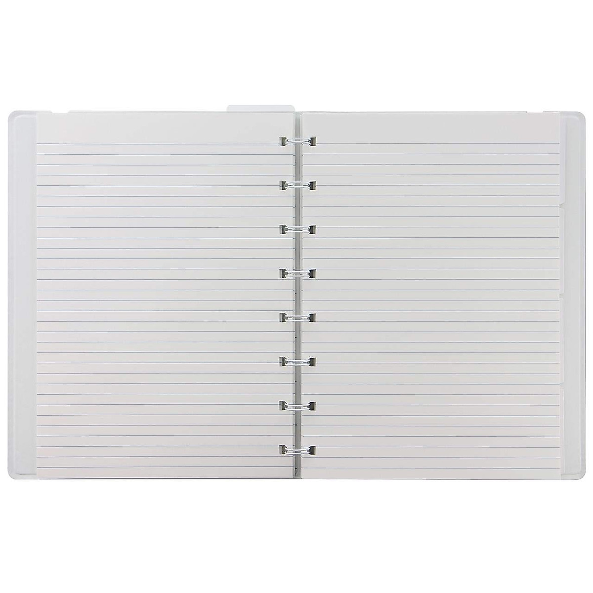 Filofax 115100 Notebook, Impression, A5, Gray White