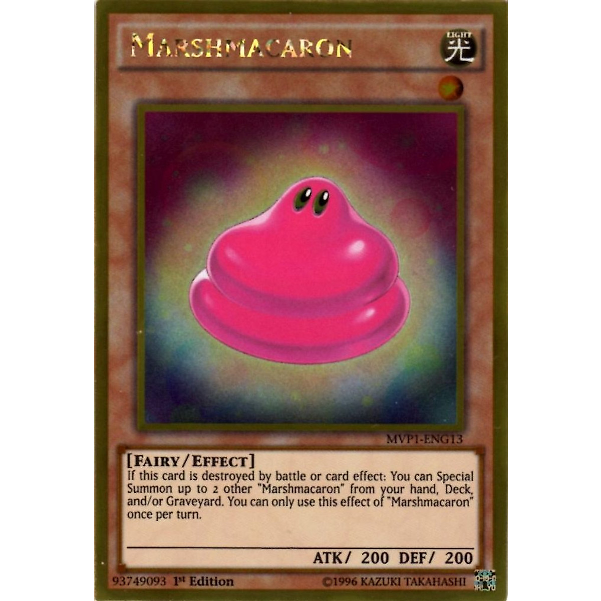 Yu-Gi-Oh! - Marshmacaron (MVP1-ENG13) - The Dark Side of Dimensions Movie Pack Gold Edition - 1st Edition - Gold Rare