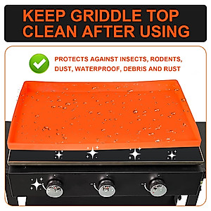 Upgrade Silicone Mat for 36 inch Blackstone Griddle, Food Grade Flat Top Grill Cover for Blackstone, Heavy Duty Protective Griddle Mat, Keep Griddle from Dirt & Rust