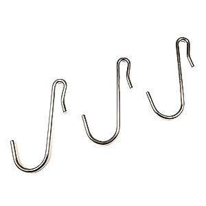 eeZe Rack ST-JH-01 304 Stainless Steel Heavy Duty S Hooks S Shaped Hooks Hangers (20-pack, 304 Stainless)
