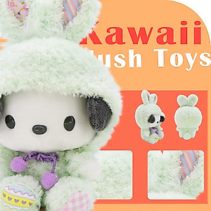 COAQAC Kawaii Cartoon Bunny Cross-Dressing Series Plush,Rabbit Stuffed Cute Soft Doll Toys, Plush Pillow Stuffed Animals Toy Birthday Gifts for Girls Kids