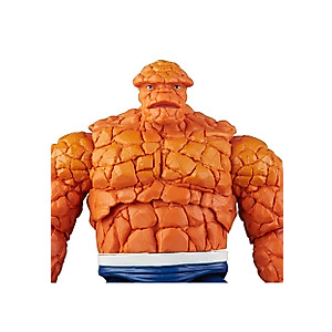 Marvel Hasbro Legends Series Retro Fantastic Four Thing 6-inch Action Figure Toy, Includes 3 Accessory