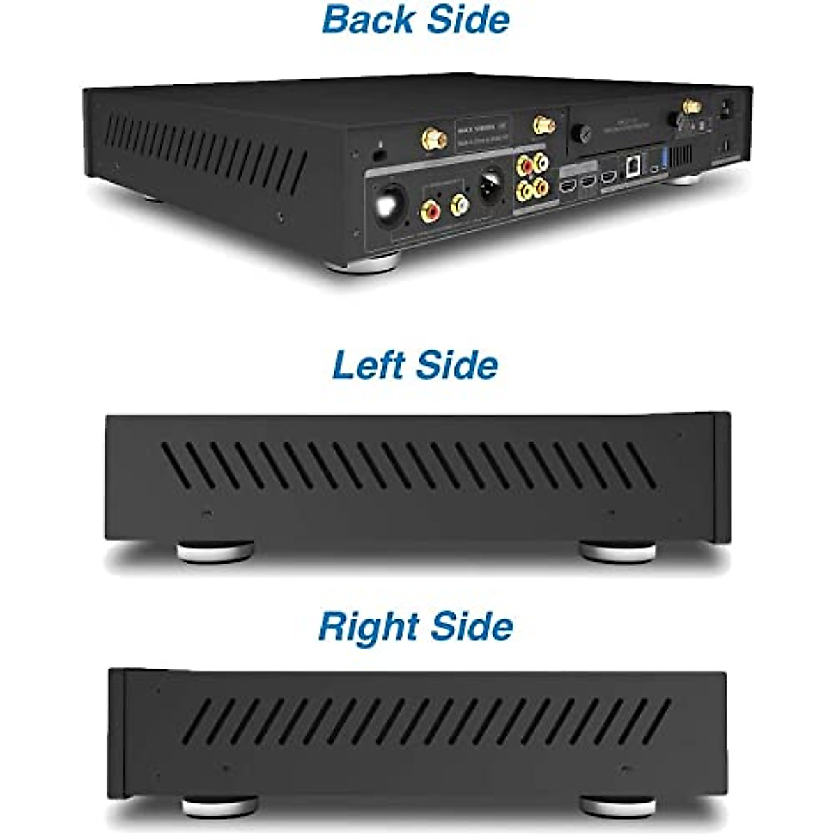 Dune HD Max Vision 4K, HDR+, Ultra HD, Premium Full-Sized Media Player, Smart Android TV Box, 4Gb / 32Gb, 2X HDD, BT, WiFi 2.4/5, MKV, H.265, 4Kp60