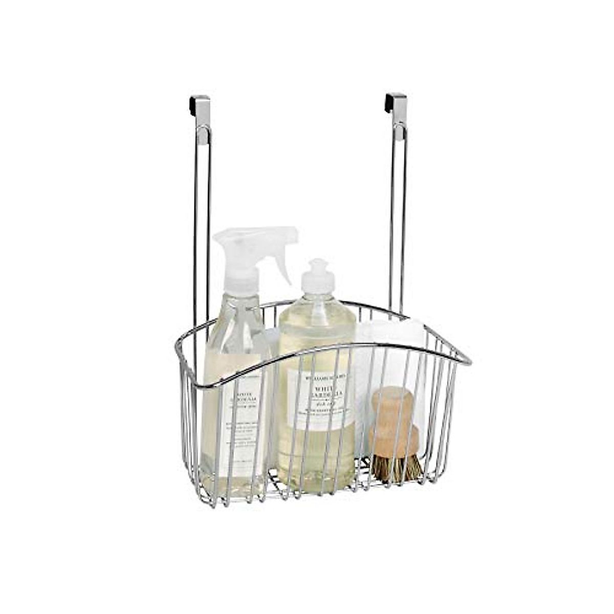 Spectrum Diversified Over-The-Cabinet Contempo Basket, Large, Chrome