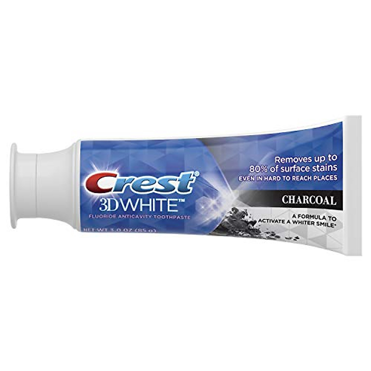 Crest 3D White, Charcoal Whitening Toothpaste, 3.0 oz