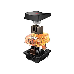 ROCCAT Vulcan 121 Mechanical PC Tactile Gaming Keyboard, Titan Switch, AIMO RGB Backlit Lighting Per Key, Anodized Aluminum Top Plate and Detachable Palm/Wrist Rest, Black