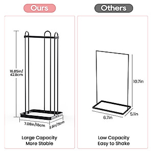 PAPAGIFTREE Hanger Organizer Stacker, Hanger Storage Organizer Clothes Hanger Holder, Clothes Hanger Storage Rack Hanger Caddy Portable Hanger Holder Stand for Laundry Room Organization (1, Black)