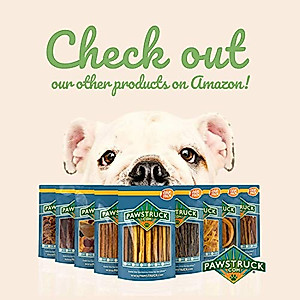 Pawstruck “Bizarre” Bully Sticks for Dogs (by Weight) Eco-Conscious, Bulk, Natural & Odorless Bullie Bones Made for K9 & Puppies - Long Lasting Chew by USA Company (8" to 12" Sticks, 1lb. Bag)
