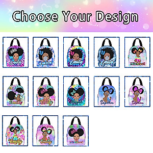 M YESCUSTOM Custom School Backpack for Girls Kids Personalized Backpack with Lunch Box Lightweight Preschool Elementary Girls BookBags Set, Casual Travel Daypack Shoulder Bag for Teenager