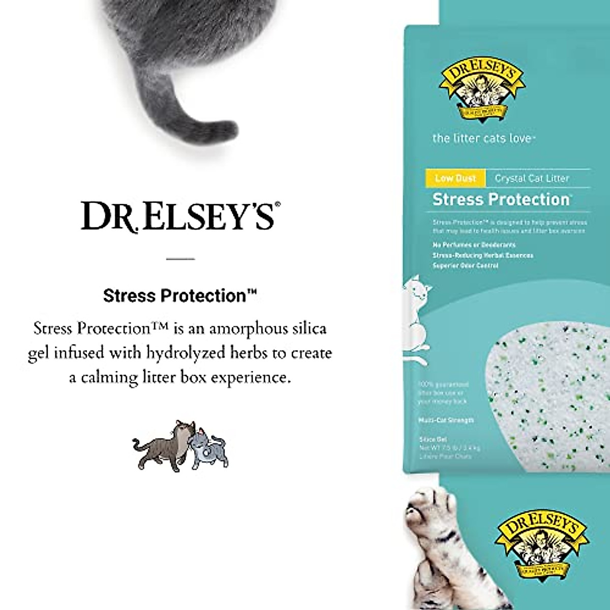 Dr. Elsey's Respiratory Relief Gel Cat Litter, 7.5-lb Bag