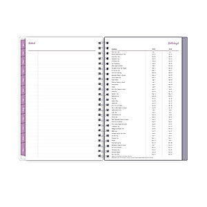 Blue Sky 2023 Weekly and Monthly Planner, January - December, 5" x 8", Clear Pocket Cover, Wirebound, Laila (142087)