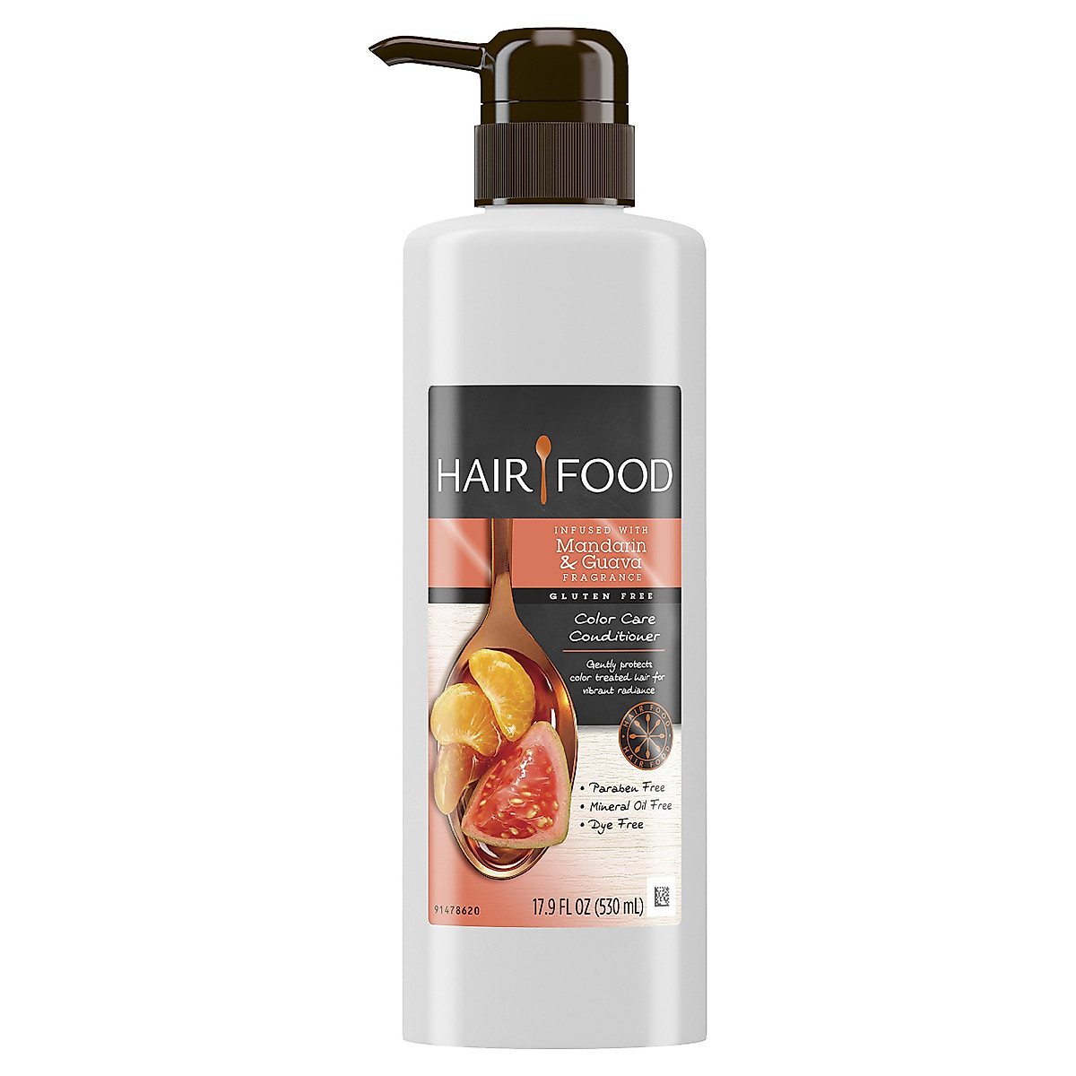 Hair Food Gluten Free Color Care Conditioner with Mandarin & Guava Fragrance, 17.9 Fluid Ounce