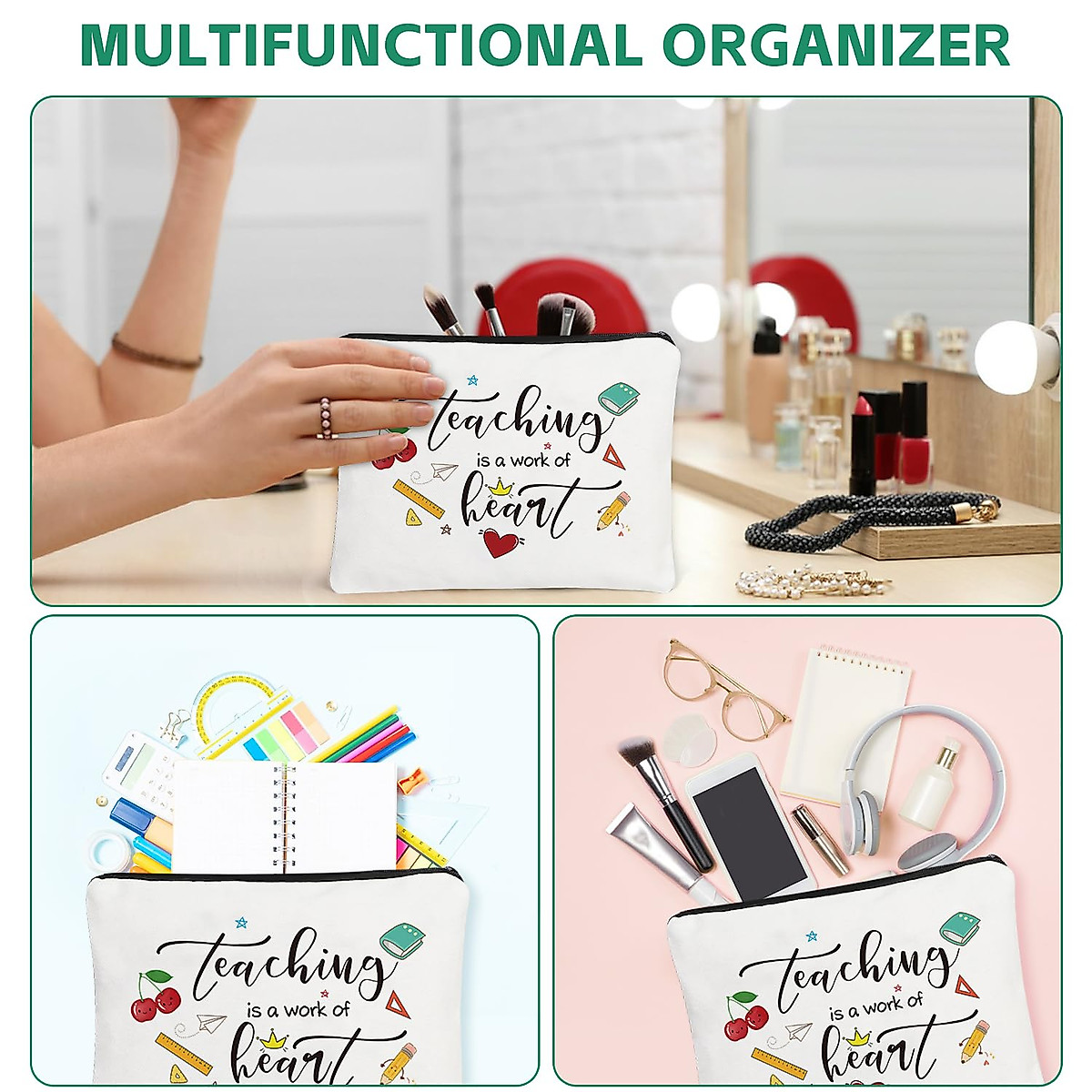 UAREHIBY Teacher Appreciation Gifts for Women,Teacher Gifts,20 OZ Teacher Tumbler for Teacher Birthday,Back to School Gift,Thank You Gifts,Teacher Valentines Day Gifts,Christmas Gifts