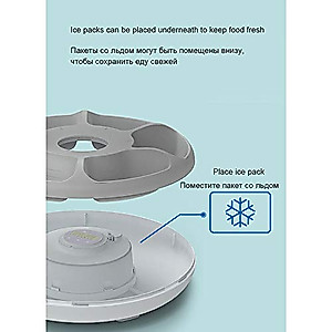 ZZK Pet Automatic Feeder Dog Teddy Timing Quantitative Feeder Cat and Dog Feeder Cat Smart Feeder Pet Supplies,A