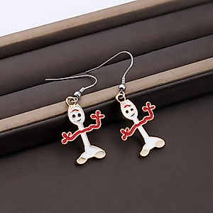 TGBJE Forky Earring, Copper, 18 inches, Polished, Push Back, Nickel Free