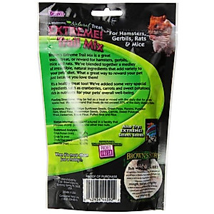 F.M. Brown'S Extreme Trail Mix Hamster Gerbil Rat And Mouse Treats, 4-Ounce