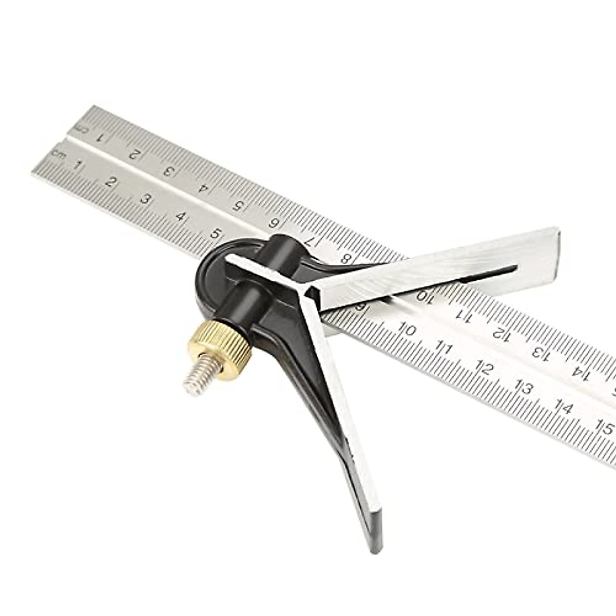 Combination Square 600mm Metal Adjustable Combination Square Right Angle Ruler Engineer Measuring Tool with Square Head