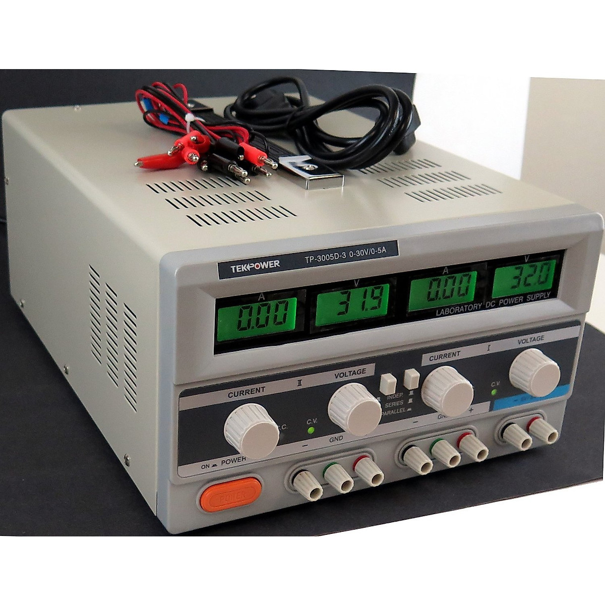 Kaito 30V/5A Triple Output DC Power Supply, HY3005D3,TP3005D-3