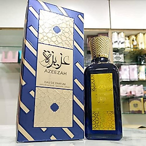 Azeezah EDP - Eau De Parfum 100ML (3.4 oz) | Warm Long-Lasting Spray I Citrus & Oranges Notes I Long Bottle I by Lattafa
