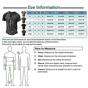Mens Distressed Henley Shirts,Spring Summer Vintage Short Sleeve Washed T-ShirtsCasual Retro Button Up Plain Tee Shirts Premium Lightweight Tops for Men(D-Black,X-Large)
