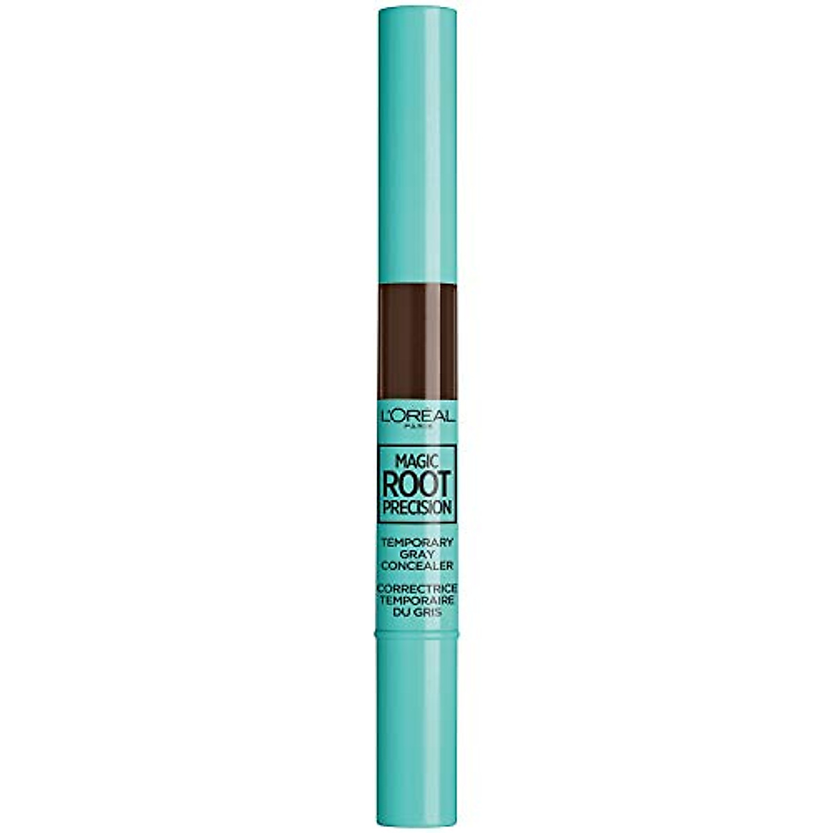 L’Oréal Paris Magic Root Precision Temporary Gray Hair Color Concealer Brush, 5 Medium Brown, 0.05 fl; oz.