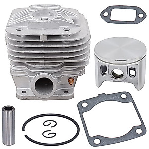 Realman 394-130-010 394-130-013 50mm Cylinder Piston Ring Rebuild Kit For Makita DPC7300 DPC7301 DPC7310 Dolmar PC7312 PC7314 Wacker Neuson BTS930 BTS1030 Speedicut SC7312 SC7314 Power Cutter Saw