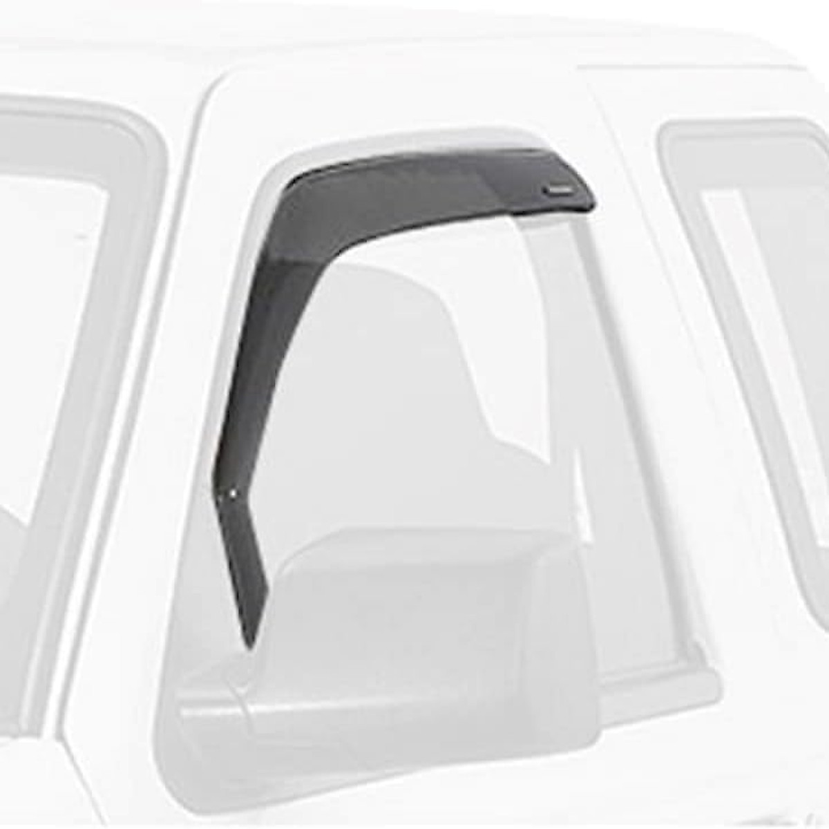 Stampede | Snap-Inz Sidewind Deflectors | 2007 - 2013 Chevrolet Silverado1500 Crew Cab - Smoke, 2 Pc. | 41062-2
