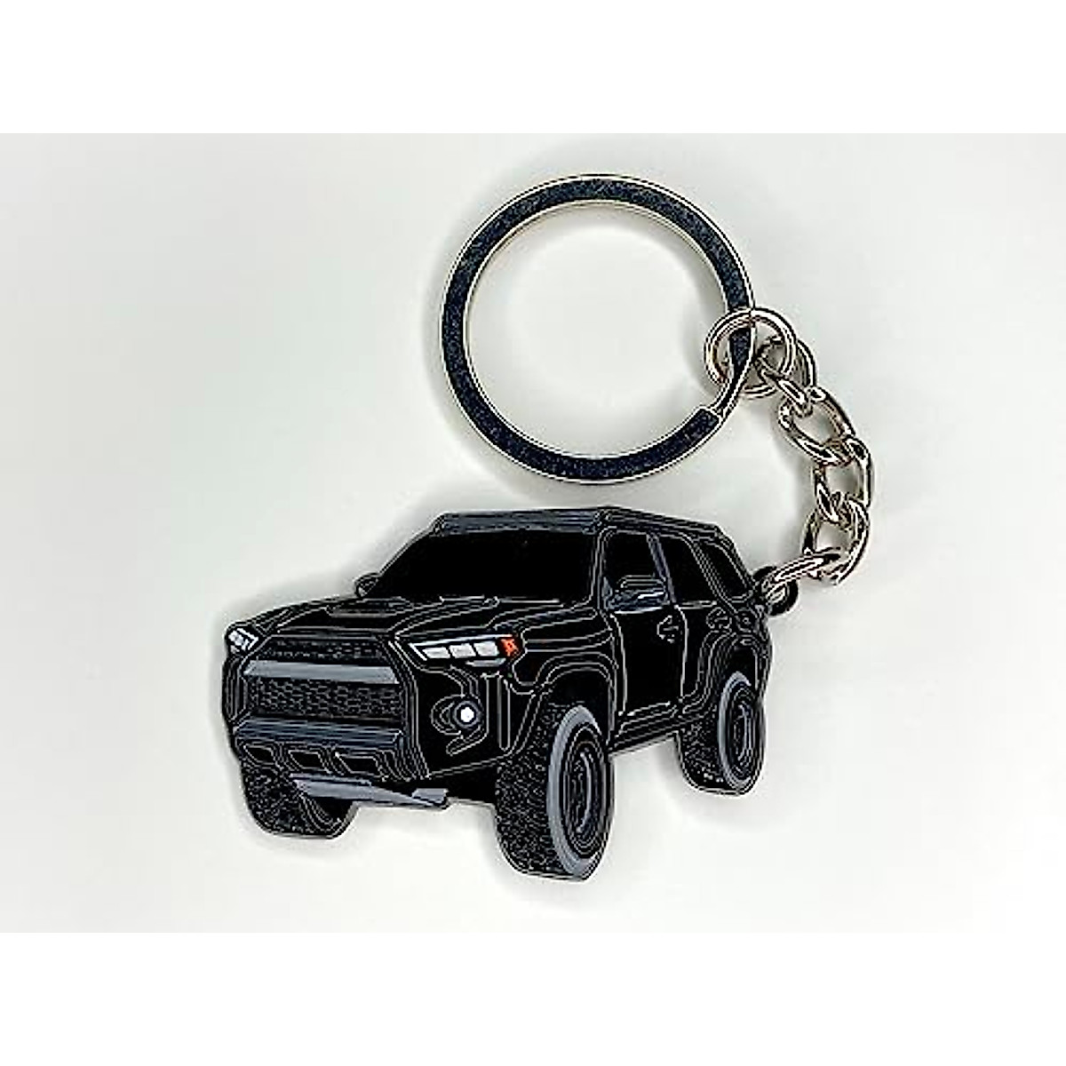 FOUR WHEEL BEAST 4Runner Accessories - Keychain 4 runner key chain key fob cover - 3rd 4th 5th gen mods car accessories trd 4 runner (Black)