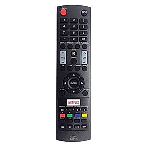GJ221-C Remote Control for Sharp LCD/LED TV LC32LE653U LC40LE653U LC43LE653U LC-43LE653U LC-48LE653U LC55LE653U LC65LE645U LC-65LE645U (Substitute for remotes Sharp GJ221 and GJ221-R)
