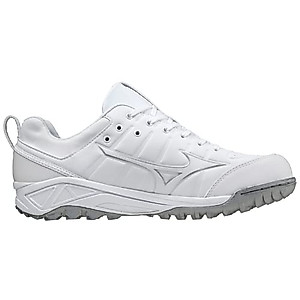 Mizuno Men's Ambition 2 All Surface Turf Shoe, White, 12