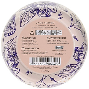 Jane Austen: Tenderness of Heart Scented Tin Candle (3oz)