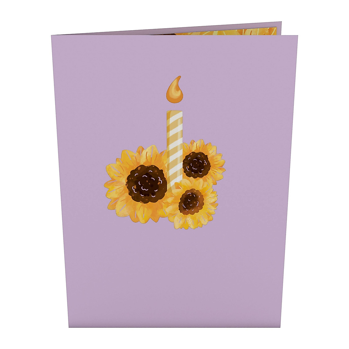 Lovepop Sunflower Birthday Cake Slice Pop Up Card – Sunflower Cards for Women – 3D Pop-Up Greeting Card, Birthday Card for Mom, 5 x 7”